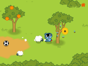 Pango-sheep-finder-alle-faarene - Mit Barns Sprog